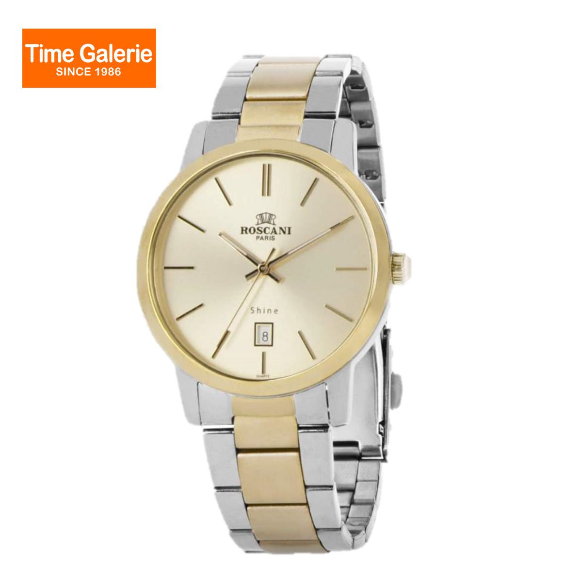ROSCANI ROSW4607T2 White Dial Stainless Steel Strap Analog Women Watch