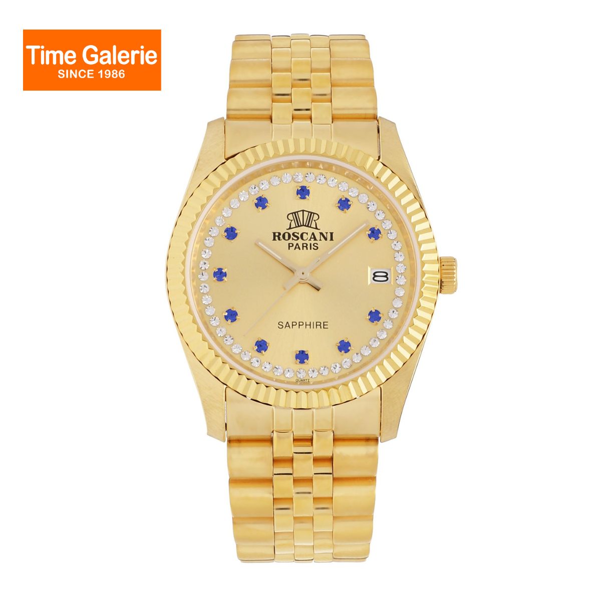 ROSCANI ROSW497528 White Dial Stainless Steel Strap Analog Women Watch