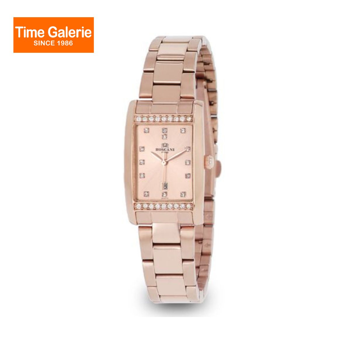 ROSCANI ROSWE75459 Rose Gold Stainless Steel Strap Analog Women Watch